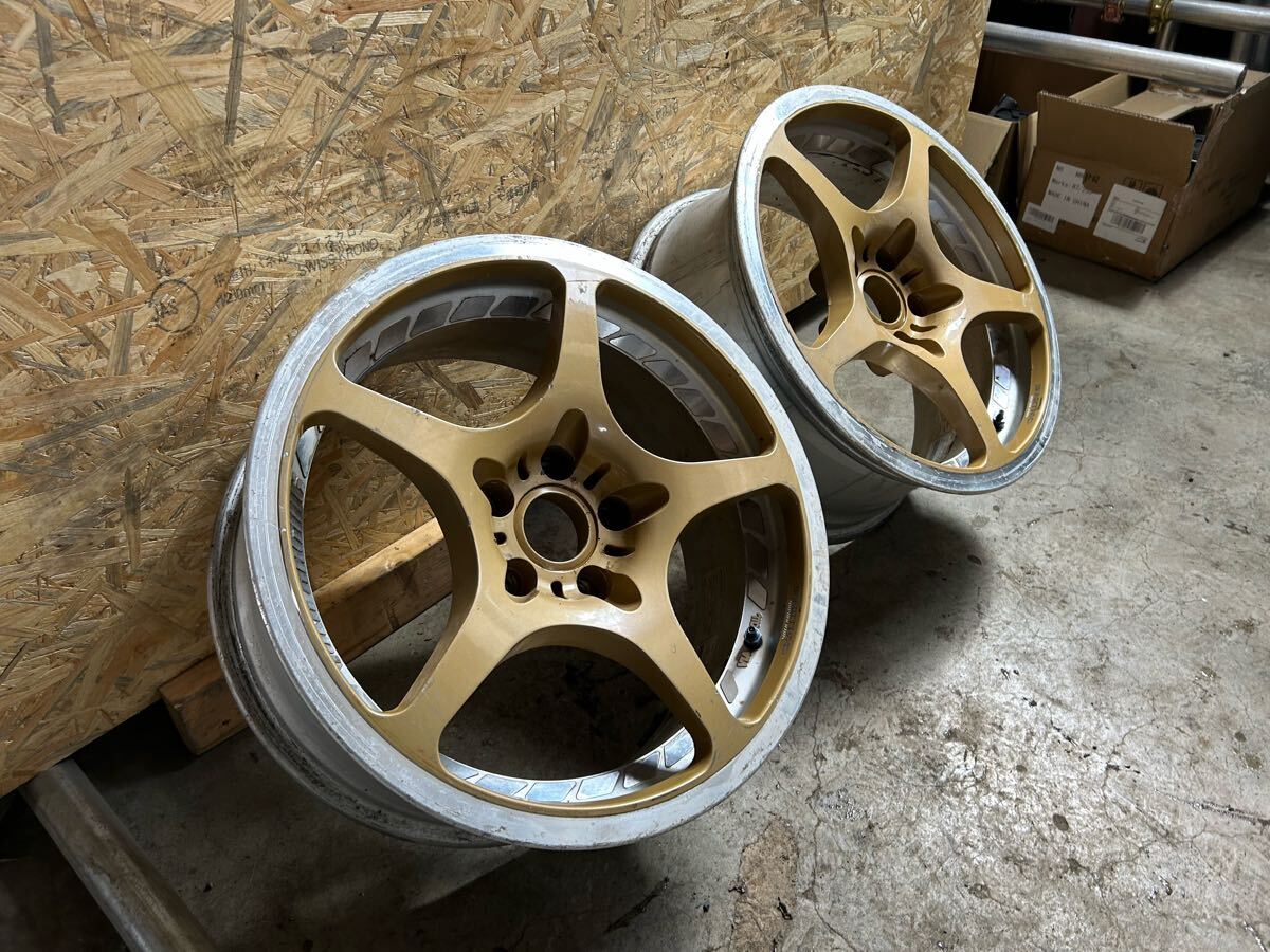 RAYS VOLK RACING CHALLENGE 18．8J PCD114．3/5H ET＋22 2本 ボルクレーシング チャレンジ 絶版 ...