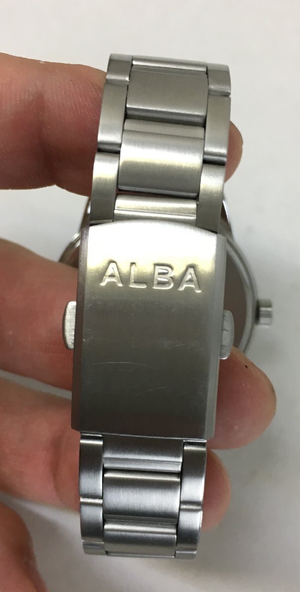 ALBA アルバ SOLAR WATER RESISTANT 10BAR V158-0BD0 クオーツ 時計 シルバー 美品 /【Buyee ...