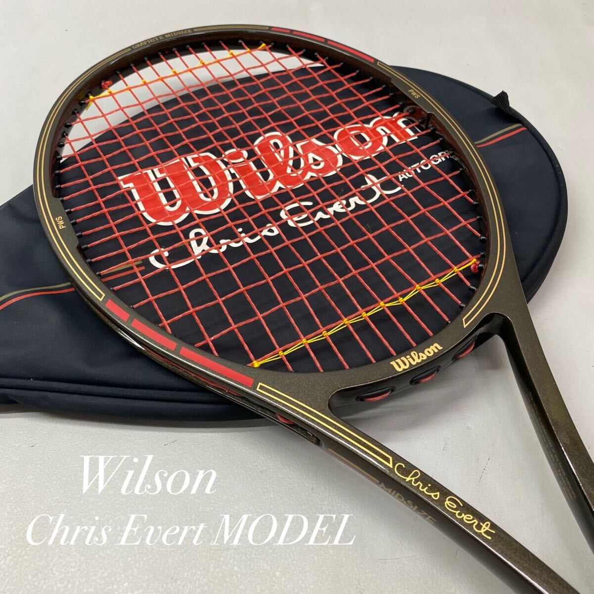 SU Wilson ウィルソン テニスラケット ケース付き Chris Evert クリス・エバートモデル 4 1/4 SL2 ...
