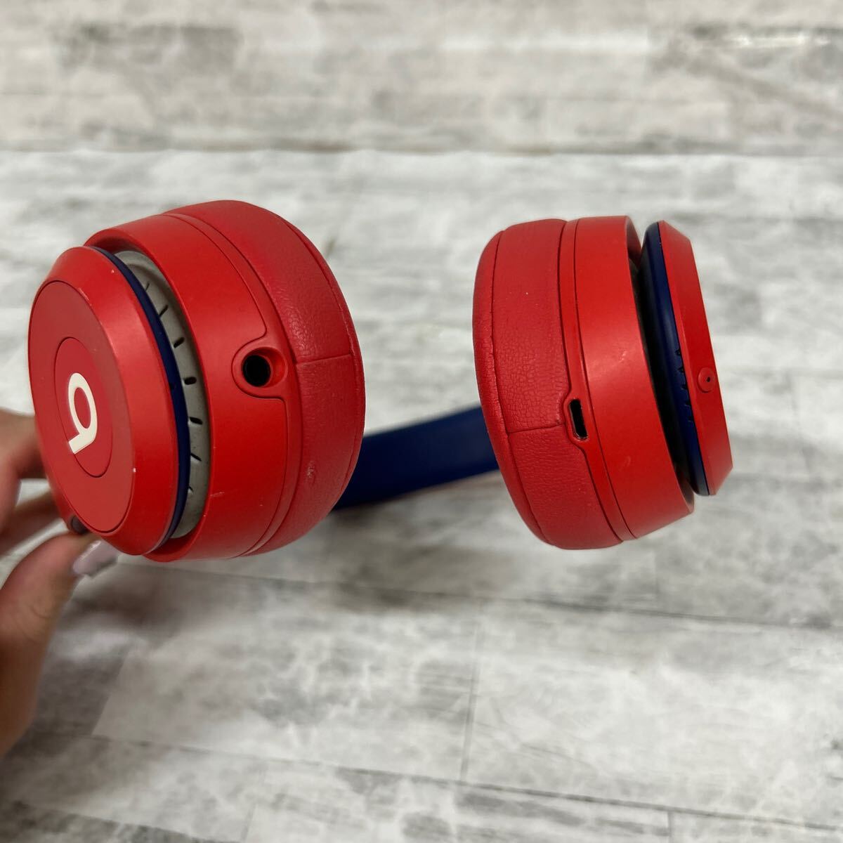 SKAM-1449 ワイヤレスヘッドホン Beats solo3 ビーツ ヘッドホン レッド 本体のみ 通電のみ確認済み /【Buyee ...