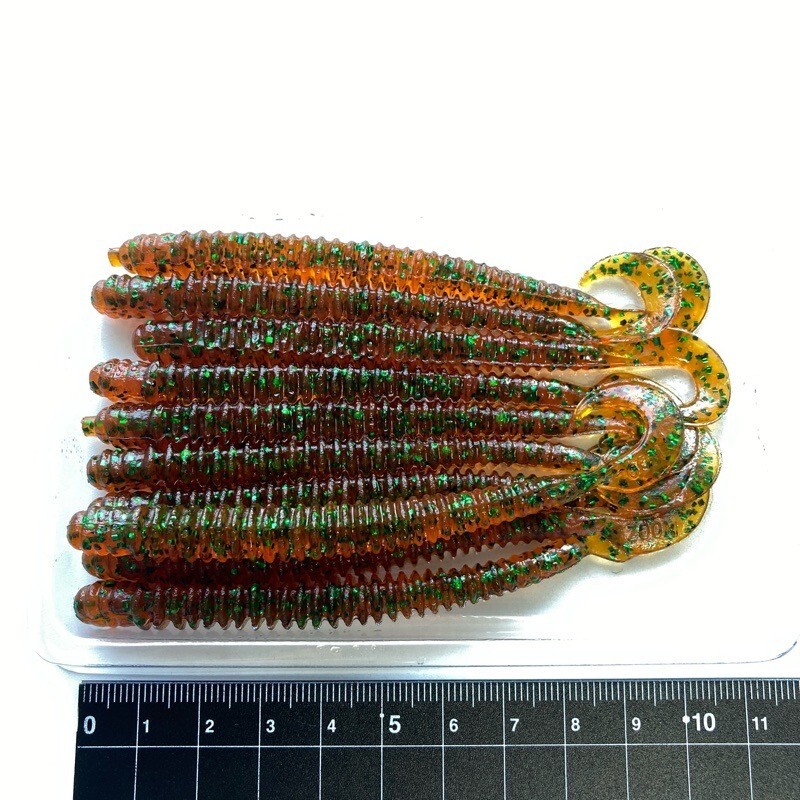 812390 ZOOM/ZBC 4インチ デッドリンガー 10本 ズーム ZOOM BAIT COMPANY DEAD RINGER ルート ...