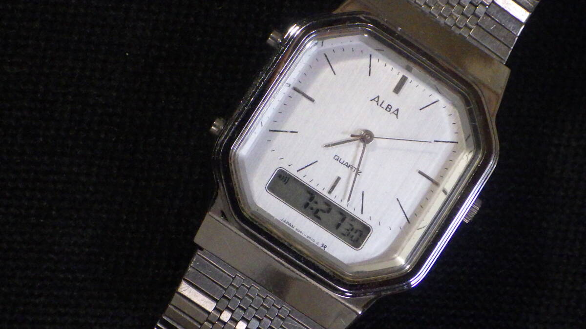 ☆SEIKO セイコー デジアナ ALBA アルバ ヴィンテージ【V041-5000】メンズ Quartz腕時計 動作品☆ /【Buyee】 Buyee - Japanese Proxy ...