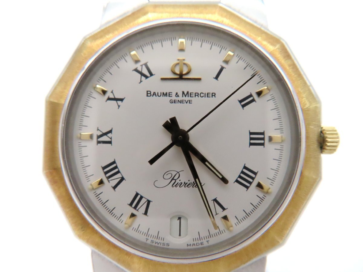 1円 ボームアンドメルシェ 5131 リビエラ SS/YG アイボリー文字盤 ボーイズ 稼働 QZ 22470 BARG /【Buyee】 Buyee - Japanese Proxy ...