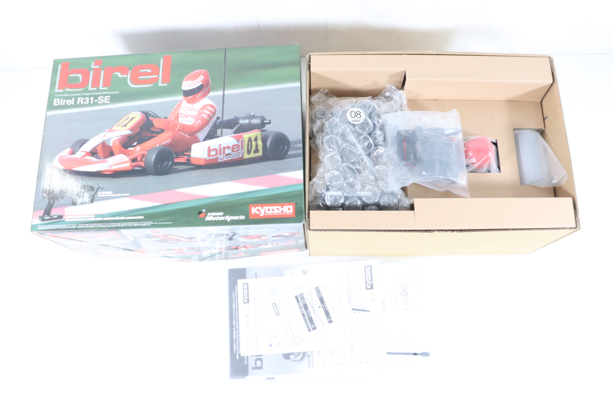 【未組立】KYOSHO/京商 1/5スケール birel/ビレル R31-SE GZ15エンジン搭載 レーシングカート ラジコン 2WD ...