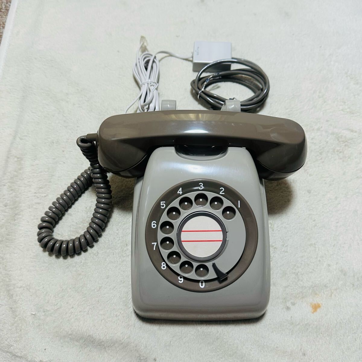 希少 未使用 NEC ダイヤル式 電話機 650-A2 TN-117 NTR-3102 1973年 日本電気株式会社 アナログ レトロ ...