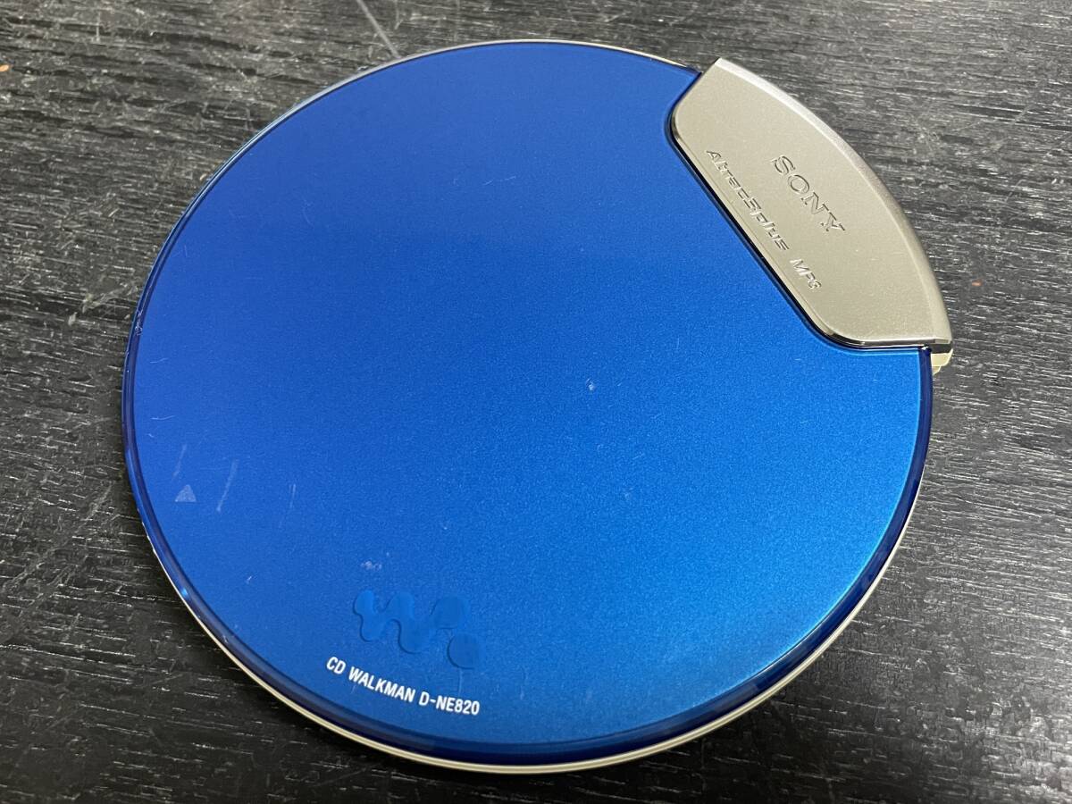 動作OK★SONY D-NE820 ソニー CDウォークマン WALKMAN CDプレーヤー Atrac3 plus/MP3対応 動作確認済み ...