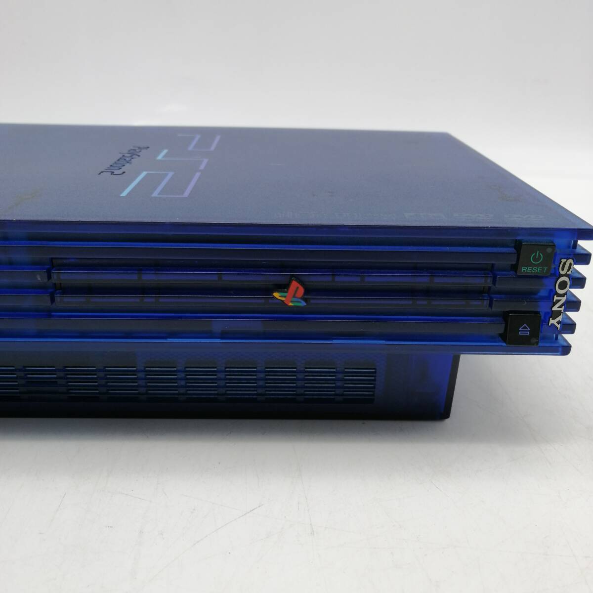 m1166 SONY ソニー PlayStation2 PS2 SCPH-37000 オーシャンブルー OCEAN BLUE プレイ ...