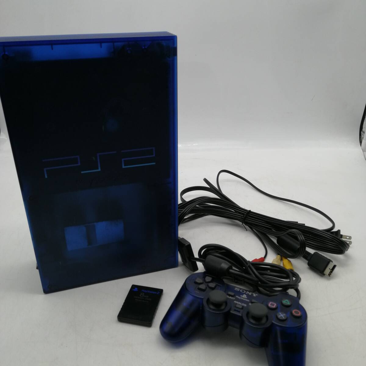 m1166 SONY ソニー PlayStation2 PS2 SCPH-37000 オーシャンブルー OCEAN BLUE プレイステーション2 プレステ2 PS2 ソニー 動作確認済み ...