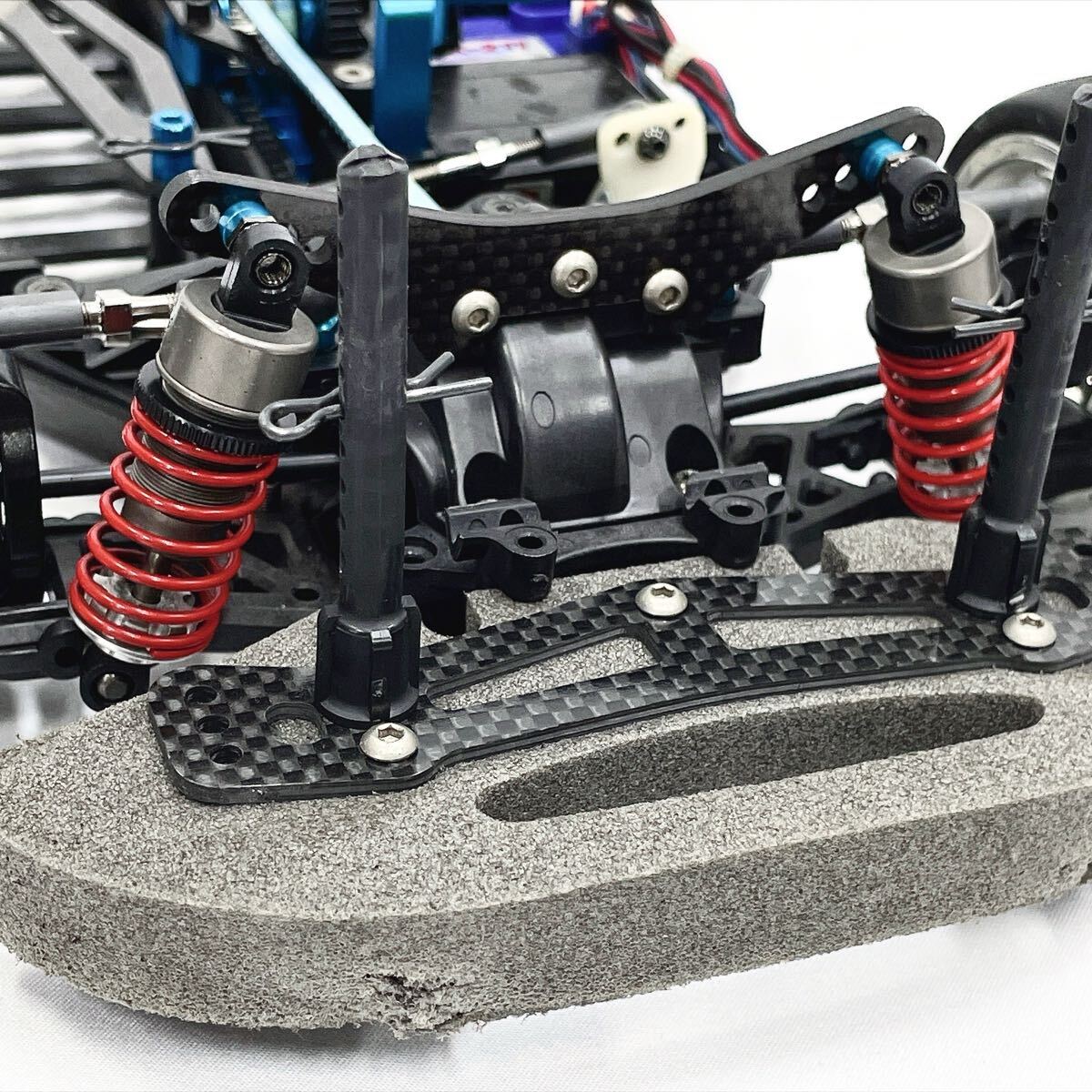 TAMIYA タミヤ 電動RC 1/10 TA05 シャーシ 4WD パーツ多数搭載 モーター GT turn 25T/受信機 RX-211 他 ラジコン 当時物 R店0614 ...