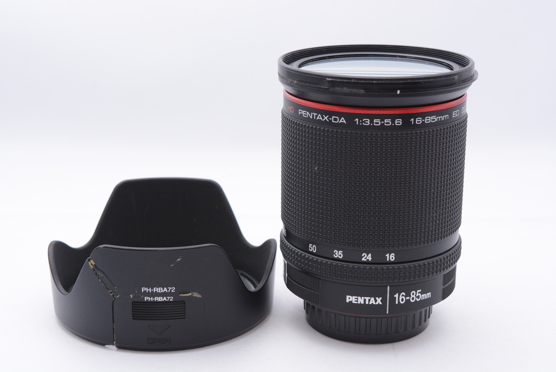 【1円〜】 HD PENTAX-DA 1:3.5-5.6 16-85mm ED DC WR PH-RBA72 ペンタクス カメラレンズ 動作未 ...