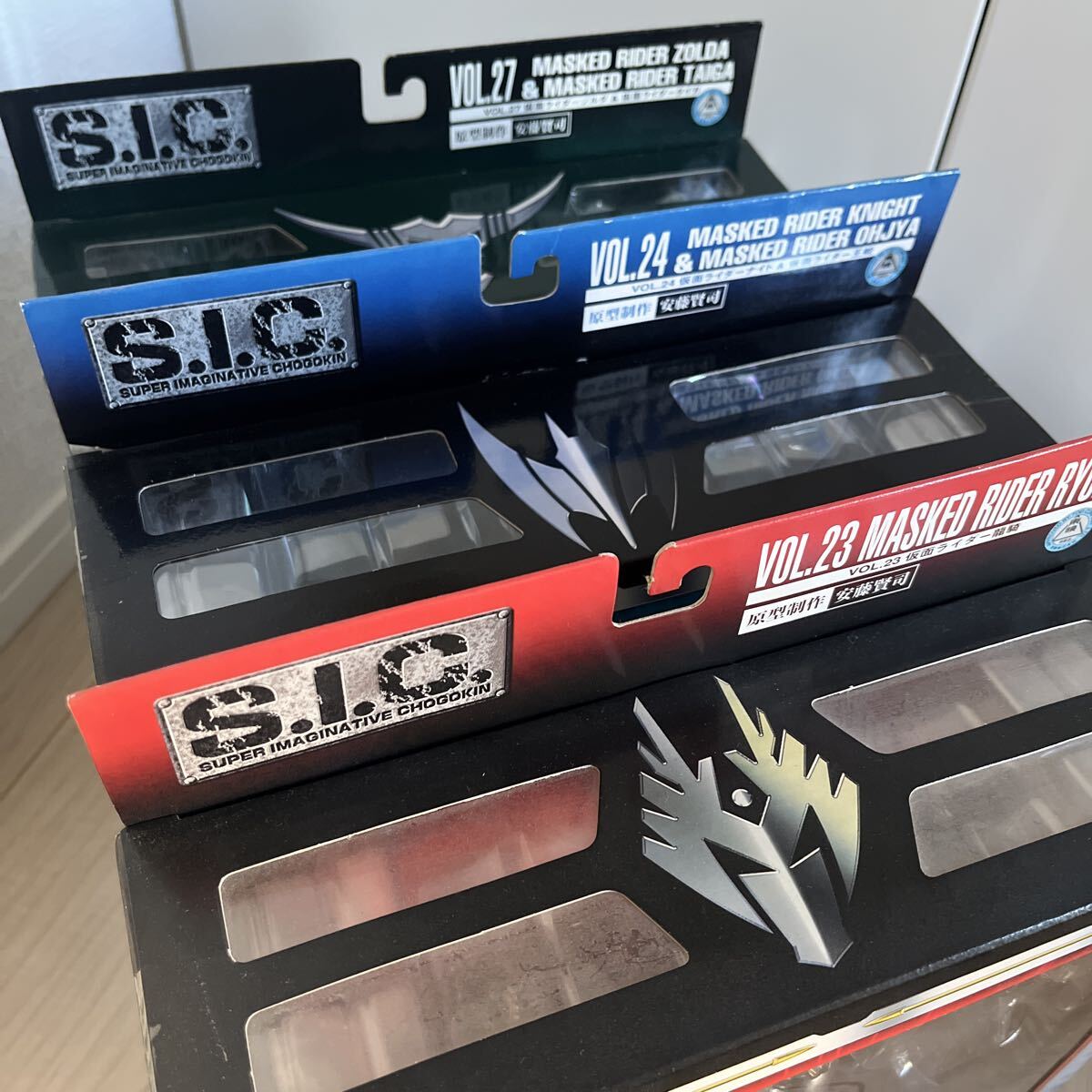 【未開封】バンダイ S.I.C Vol.23 仮面ライダー龍騎/Vol.24 ナイト&王蛇/Vol.27 ゾルダ&タイガ 3種 /【Buyee】 Buyee - Japanese Proxy ...