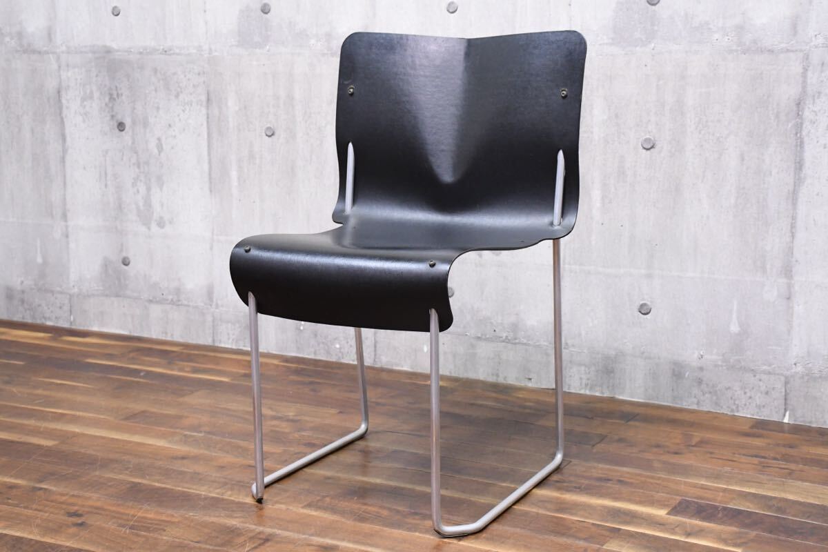 EFK57 Cassina ixc. カッシーナ・イクスシー OLIO CHAIR オリオチェア 堀尾俊彰 ダイニングチェア ブラック モダン ...