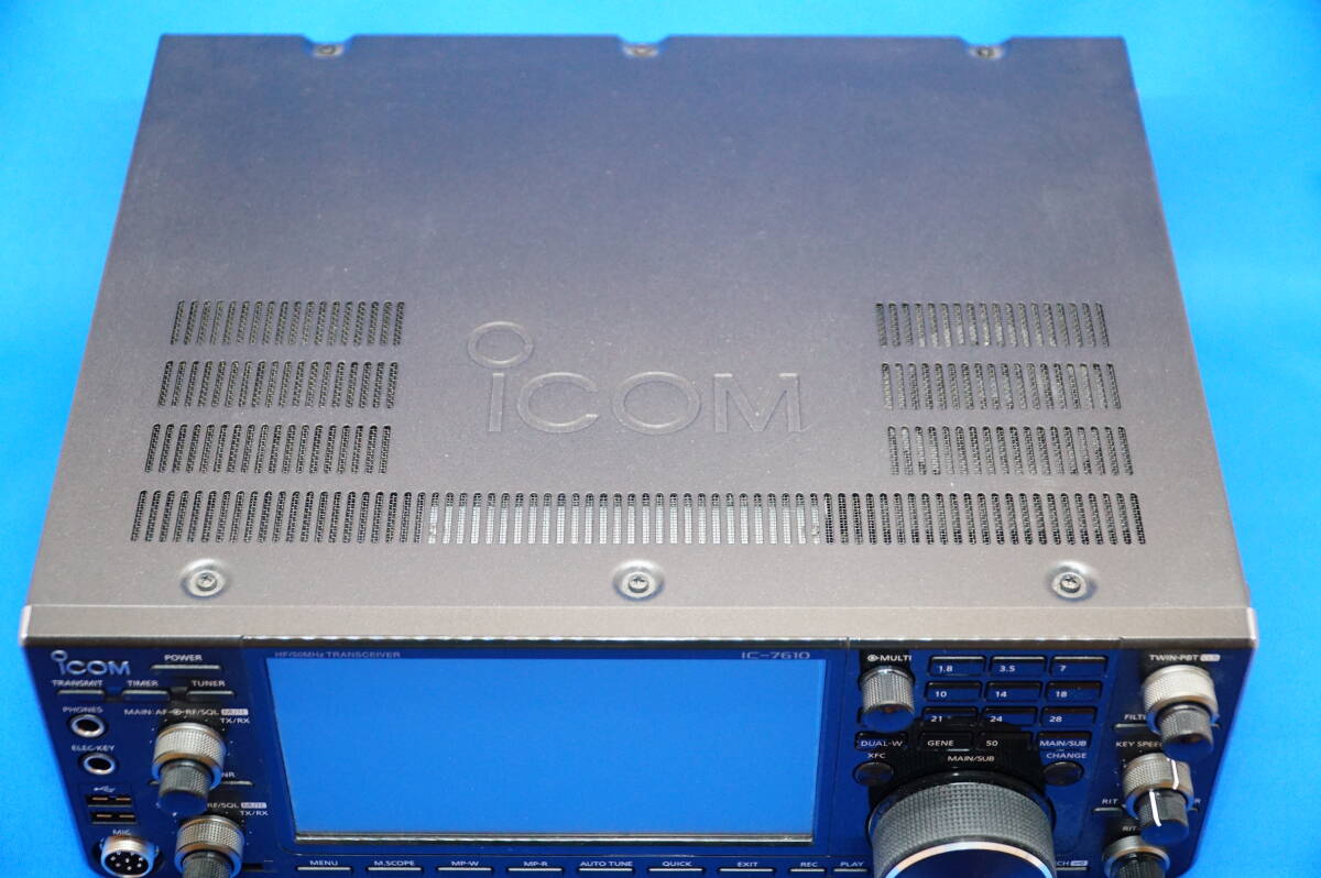 ICOM IC-7610 HF+50MHz 100W機 Ver.1.42 ICOM SM-50 デスクトップマイクロフォン ALINCO DM ...