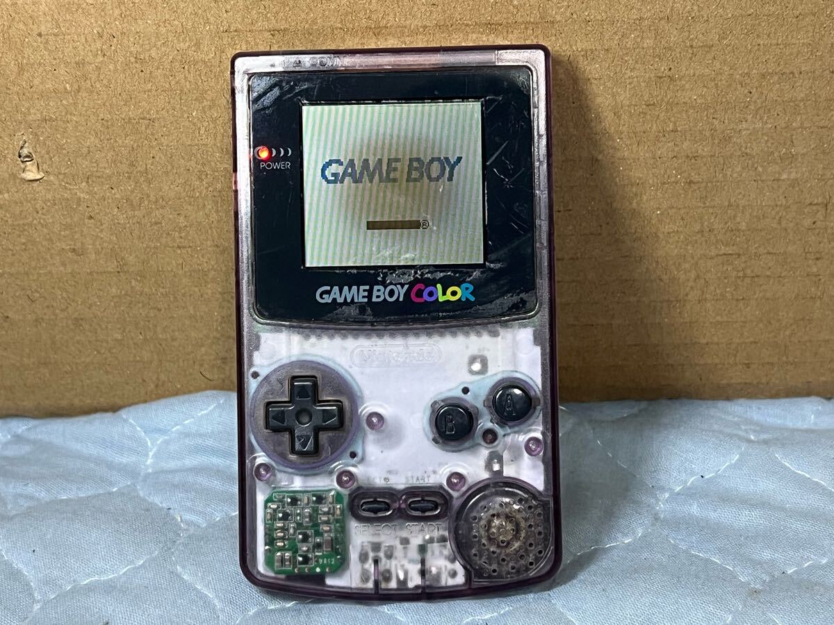 Nintendo CGB-001 GAME BOY COLOR 通電確認済 本体 ゲームボーイカラー 任天堂 ニンテンドー GBC クリア ジャンク /【Buyee】 Buyee ...
