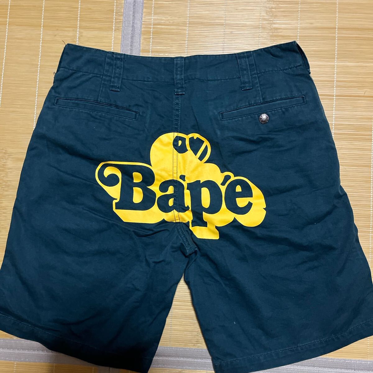A BATHING APE BAPE KAWS BABY MILO ショーツ ハーフパンツ ダークグリーン SHARK CAMO 迷彩 HEAD GENERAL STA s /【Buyee ...