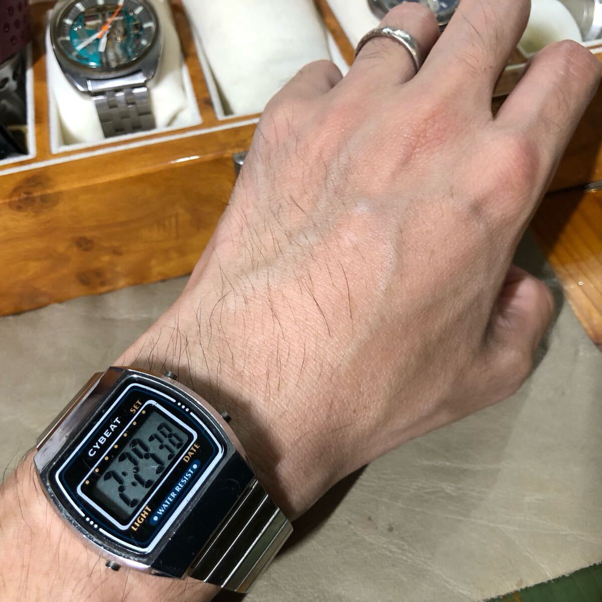 【即決/送料無料】SUNFLAME J-AXIS CYBEAT レトロデザインデジタルウォッチ クォーツ 中古腕時計 動作品 /【Buyee】 Buyee - Japanese Proxy ...