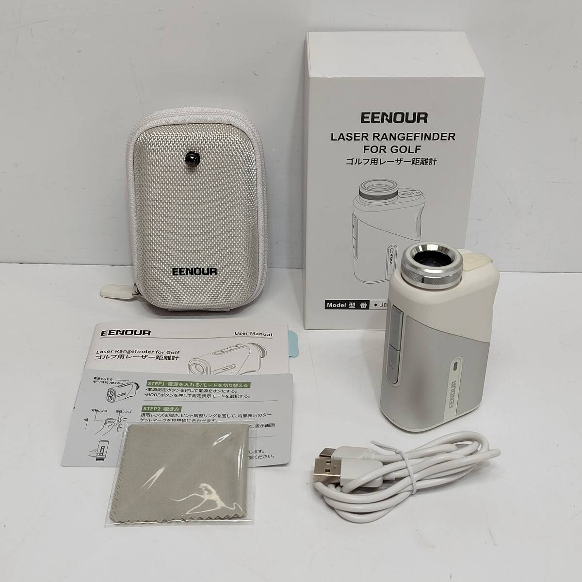 動作品 イーノウ U1000PRO レーザー距離計 EENOUR ホワイト ゴルフ 箱付き 距離測定器 S4365 /【Buyee ...