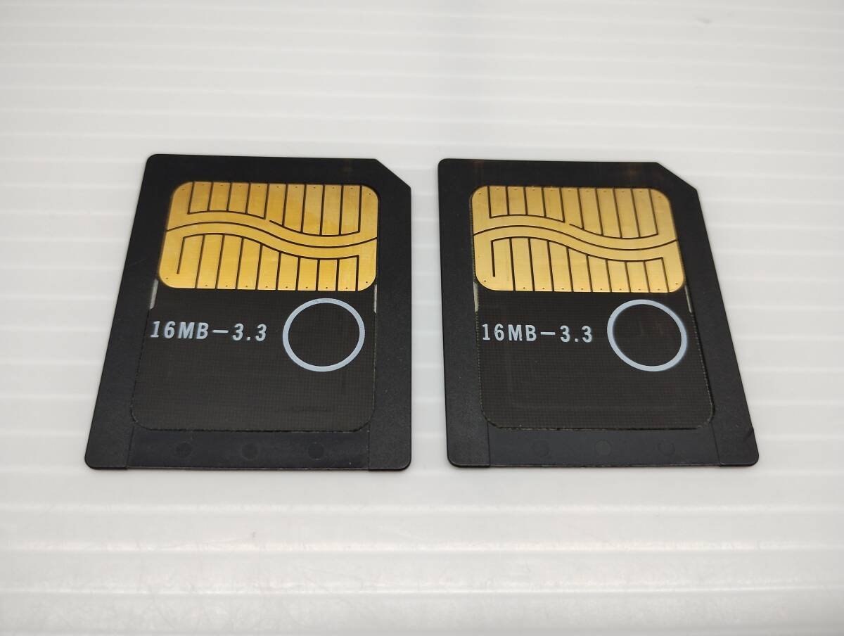 2枚セット 16MB 3.3 FUJIFILM スマートメディア SMカード フォーマット済み メモリーカード SMART MEDIA ...