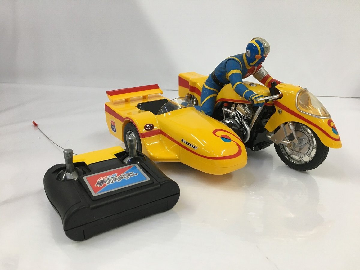 rh 【ジャンク】 人造人間 キカイダー サイドカー ラジコン サイドマシーン BANDAI バンダイ TAIYO タイヨー RC JAPAN ...
