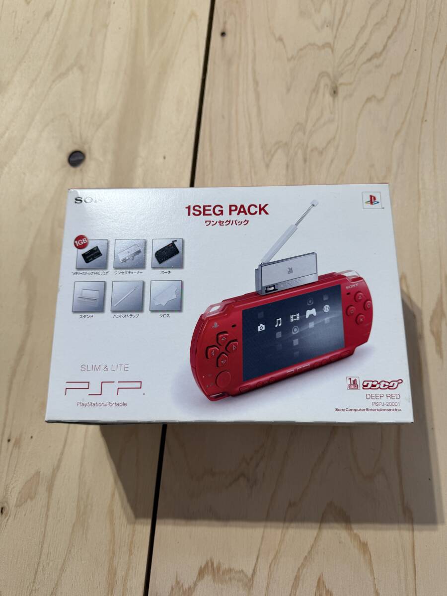 未開封品 SONY プレイステーション ポータブル PSP 2000 1SEG PACK ワンセグパック ディープレッド /【Buyee ...