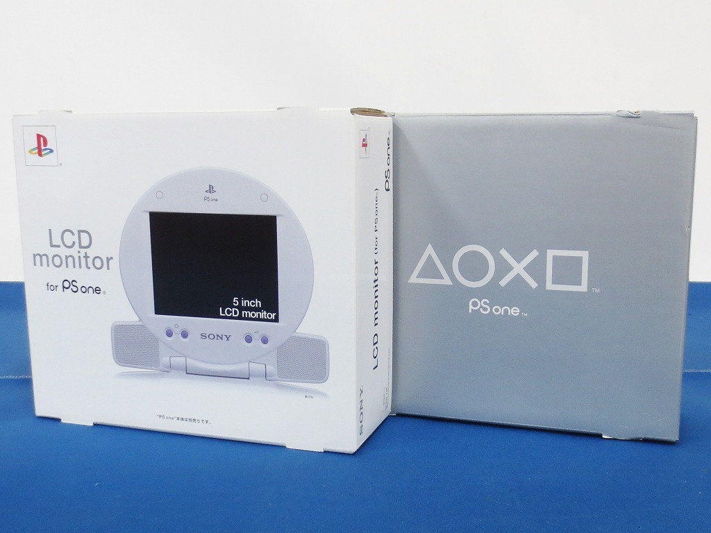 1円～★PS one本体＆専用液晶モニター 2点セット ＜SCPH-100・SCPH-130＞ ※動作確認済・付属品完備※ワケあり・現状渡し ...