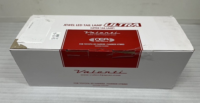 VALENTI テールランプ トヨタ ハリアー 80系 2022年9月以降登録車用 ジュエルLED テールランプREVO（アッパー） ※取説 ...