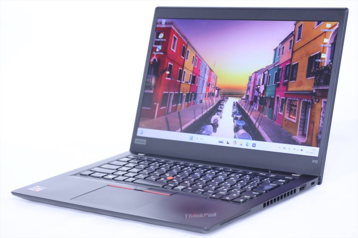 1円～ 良品 バッテリー良好 Ryzen 5 ThinkPad X13 Gen1 Ryzen 5 PRO 4650U RAM8GB ...