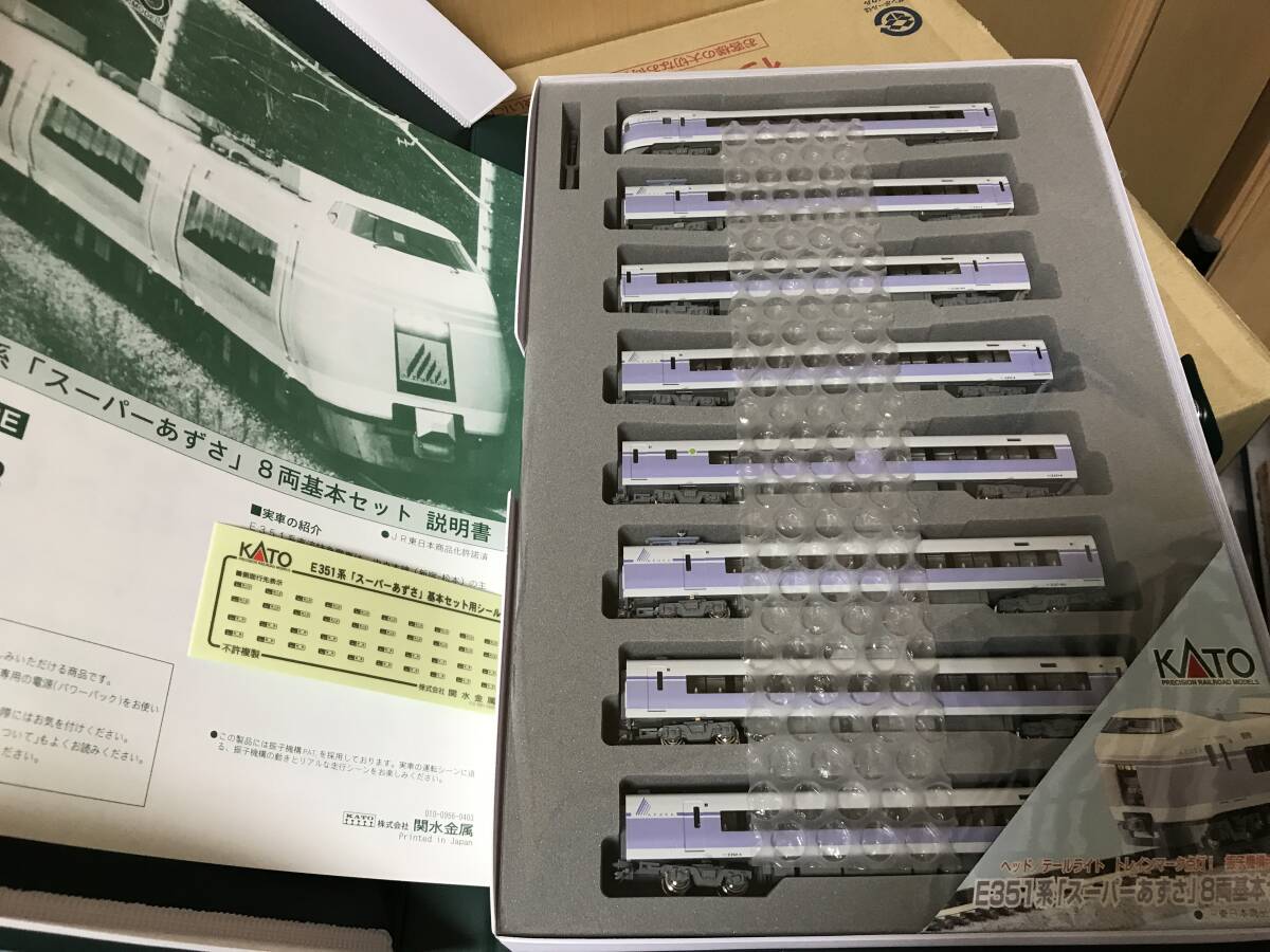 KATO 10-358/359 JR E351系「スーパーあずさ」基本/増結12両セットです。 /【Buyee】 Buyee ...