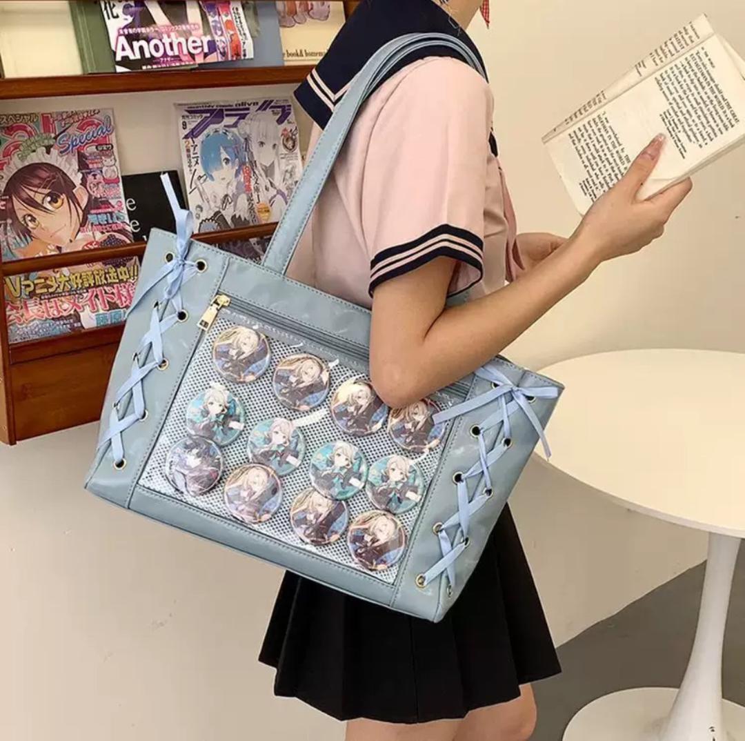 332 痛バッグ 水色 A4 トートバッグ イベント 缶バ 大容量 ヲタ活推し活 /【Buyee】 Buyee - Japanese Proxy Service | Buy from Japan!