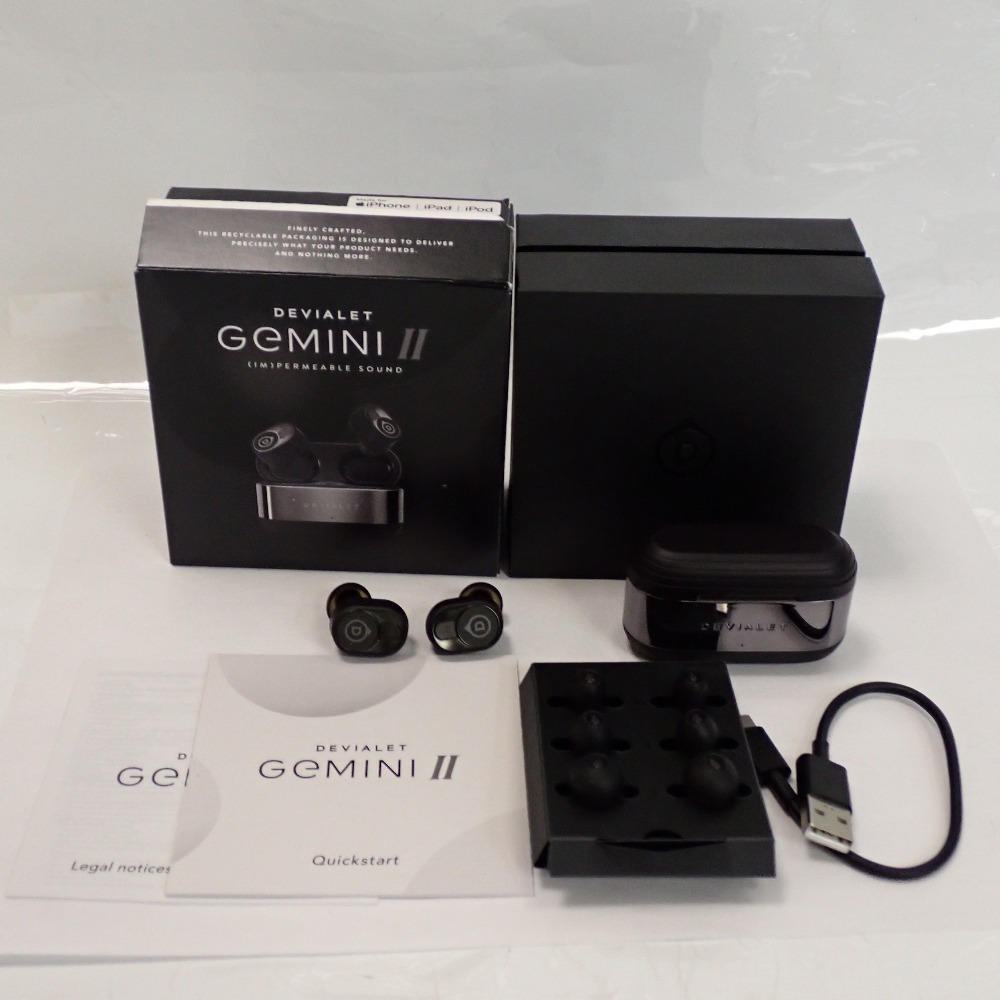 Th631601 デビアレ ノイズキャンセリング機能搭載完全ワイヤレスイヤホン Gemini CF928 DEVIALET 良好・中古 ...