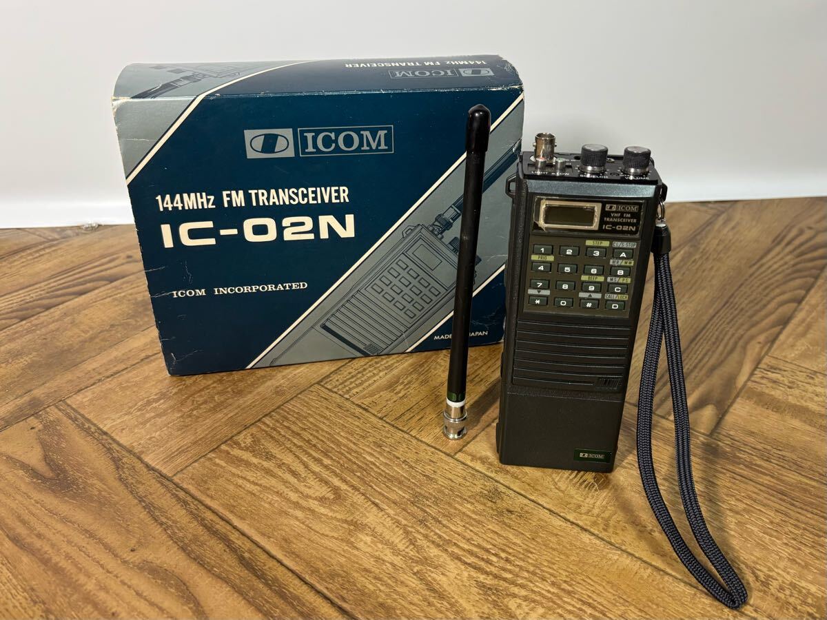 ICOM FMトランシーバー 144MHz TRANSCEIVER IC-02N 元箱付き アイコム アマチュア無線 KN(310 ...