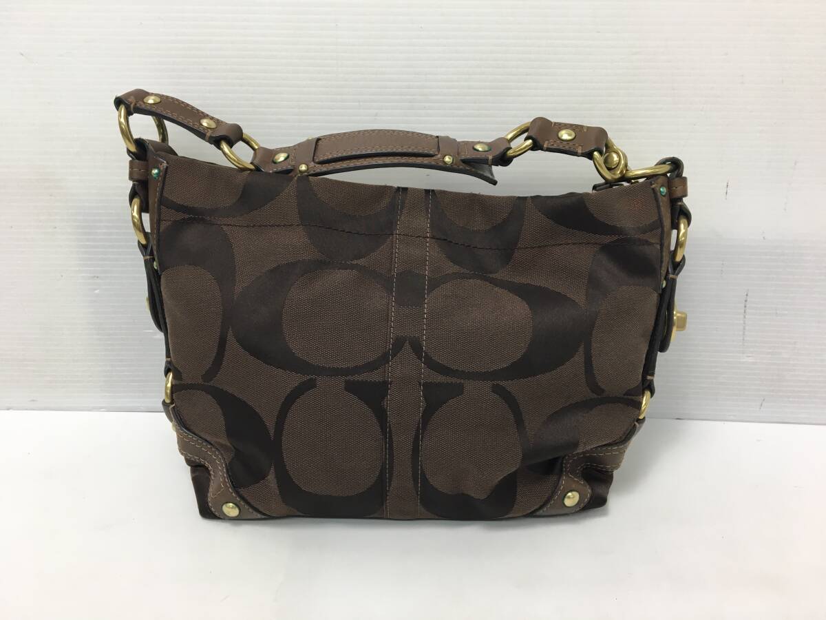 COACH コーチ シグネチャー キャンバス 10619 ハンドバッグ ワンショルダー 鞄 カバン バッグ レディース/2F0004-242 ...
