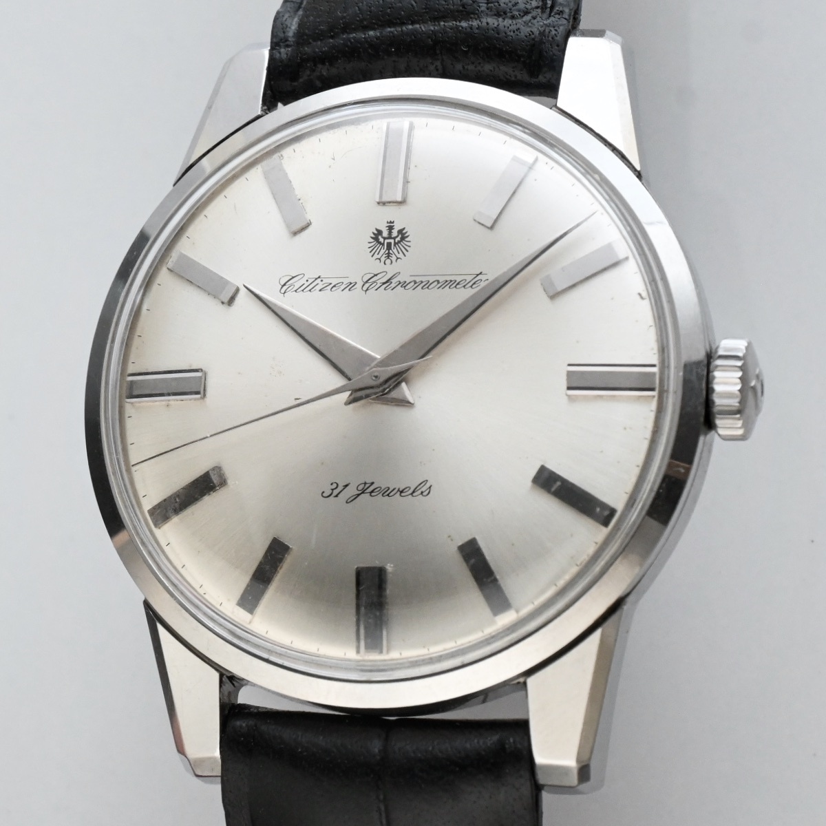 シチズン クロノメーター 手巻 31石 ステンレスケース 稼動確認済み Citizen Chronometer CR1507051 ...