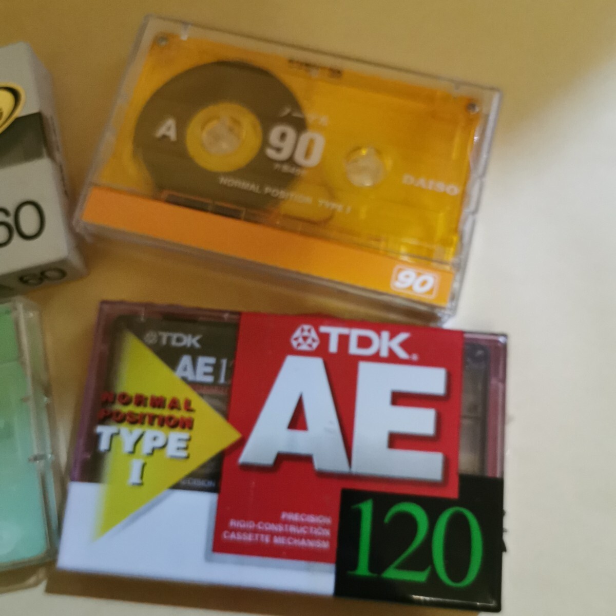 K カセットテープ 4本 TDK SA 60分 SA-60G AXIA A2 Color ハイポジション 74分 AE-120F DAISO 90分 /【Buyee】 Buyee ...