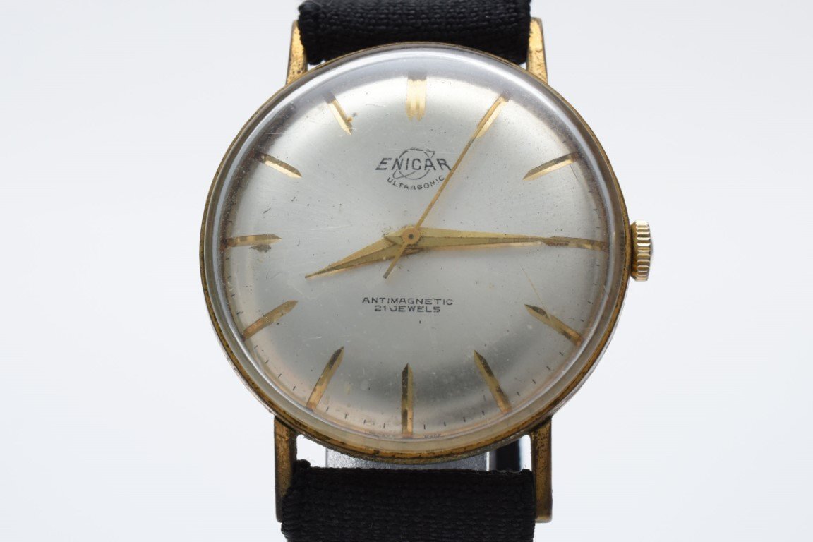 ENICAR エニカ 3針 手巻き メンズ 21JEWELS ジュエルズ ANTIMAGNETIC アンティマグネティック 腕時計 /【Buyee】 Buyee - Japanese ...