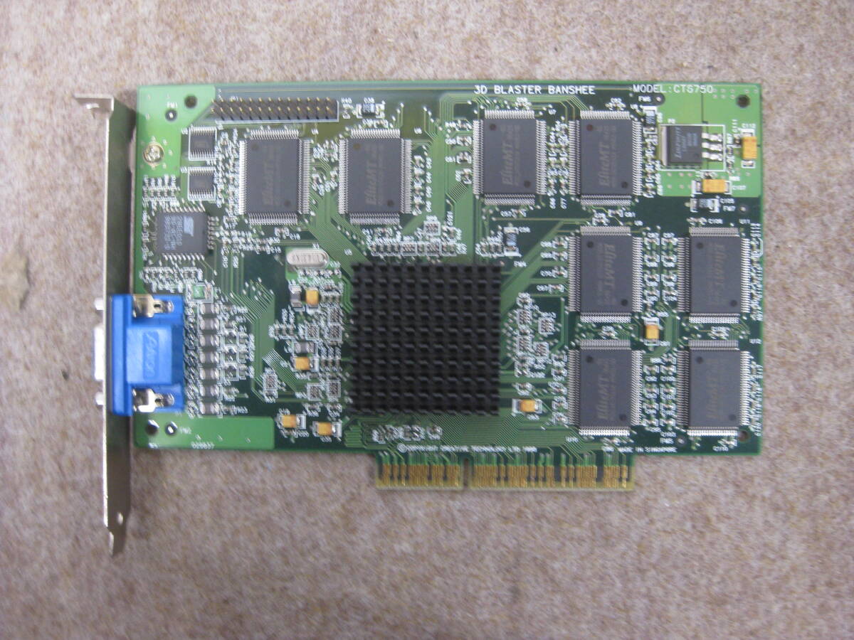 【ジャンク扱い】Creative 3D BLASTER BANSHEE CT6750 (Voodoo Banshee 16MB AGP ...