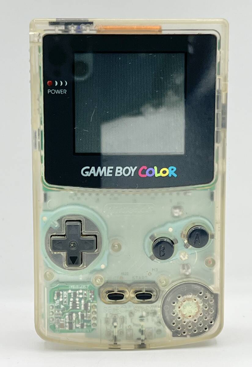 現状品 通電・動作確認 Nintendo GAMEBOY COLOR CGB-001 ニンテンドー ゲームボーイ カラー クリア 本体 任天堂 /【Buyee】 Buyee ...