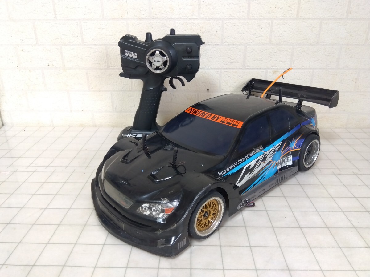 934 1/10 タミヤ トヨタ アルテッツァ 電動RC ALTEZZA TAMIYA サンワ アンプ BL FIGHTER ラジコン ...