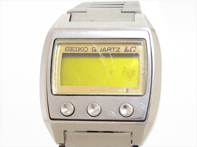 [レア] SEIKO セイコー デジタルウォッチ QUARTZ LC 0614-5010 クォーツ SS 1974年製 ジャンク ...