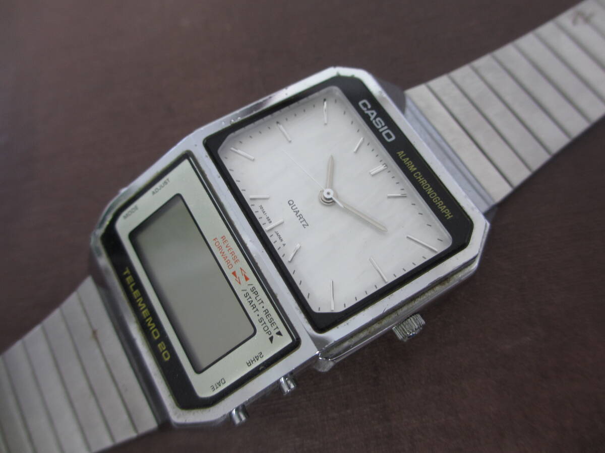 CASIO/カシオ/TELEMEMO 20 アラーム クロノグラフ 腕時計/AB-200/電池未交換 動作未確認 /【Buyee】 Buyee ...