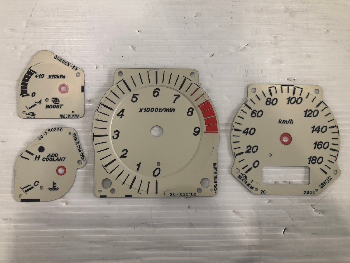 送料込【店舗引取歓迎】マツダ RX-7 FD3S 6型 純正 メーターパネル 文字盤 ホワイト パネル のみ 13B RX7 ロータリー 2 /【Buyee】 Buyee - Japanese ...