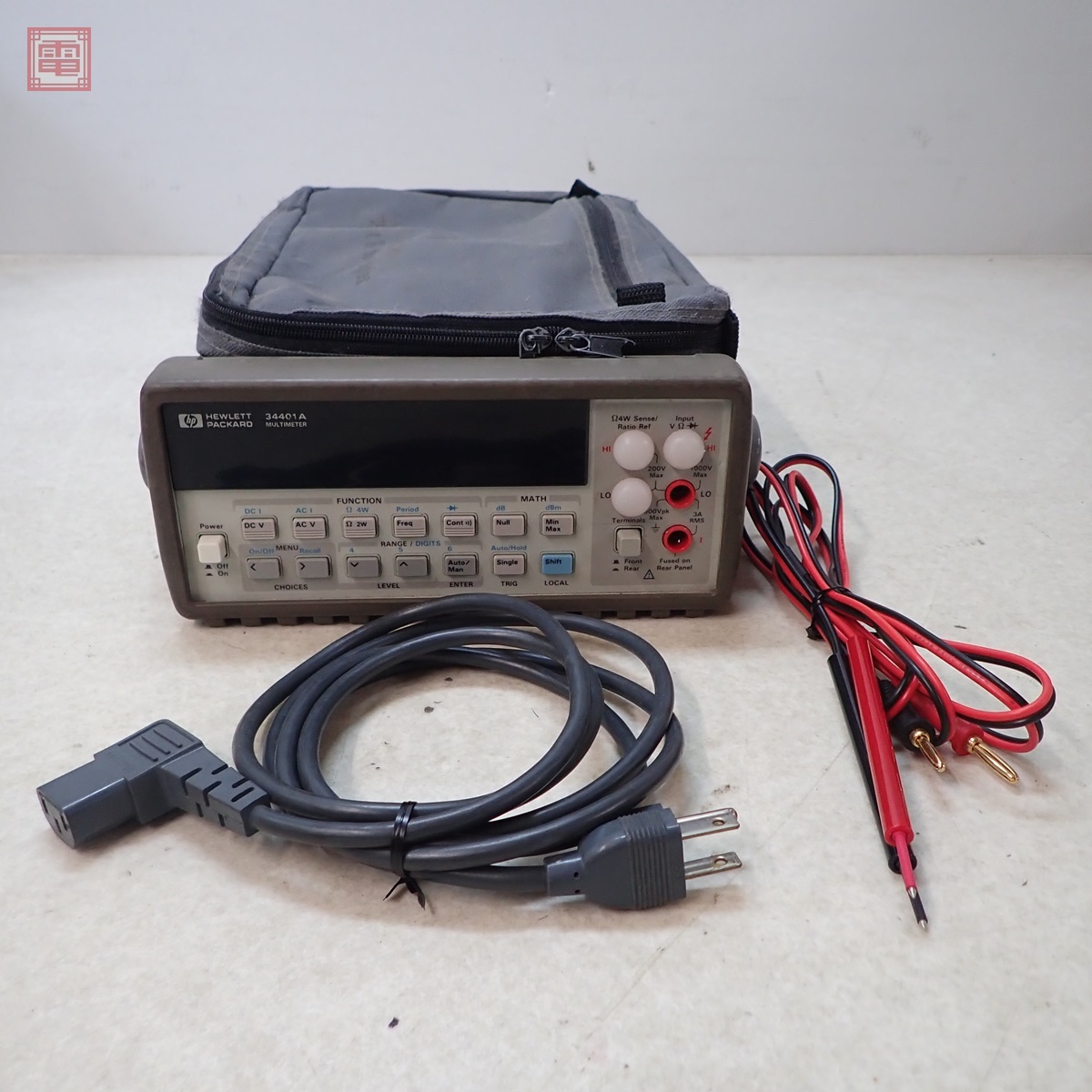 ★HP デジタルマルチメーター 34401A DIGITAL MULTIMETER ヒューレットパッカード HEWLETT PACKARD 通電のみ確認【20 /【Buyee】 Buyee ...