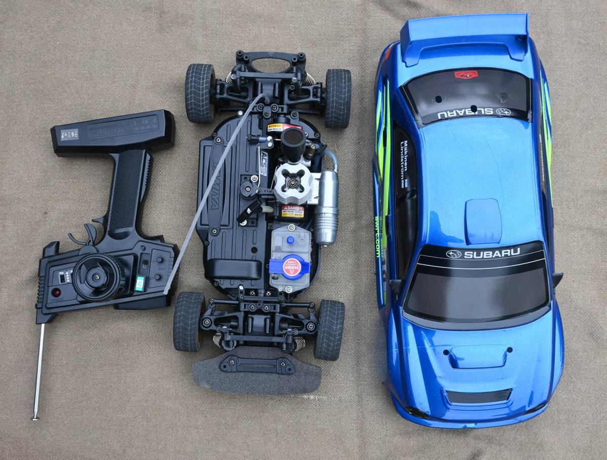 タミヤ 1/10 TGS CHASSIS XB SUBARU IMPSEZA WRC 2002 スバル インプレッサ エンジンRCカー FS-12SS エンジン ラジコン TAMIYA ...