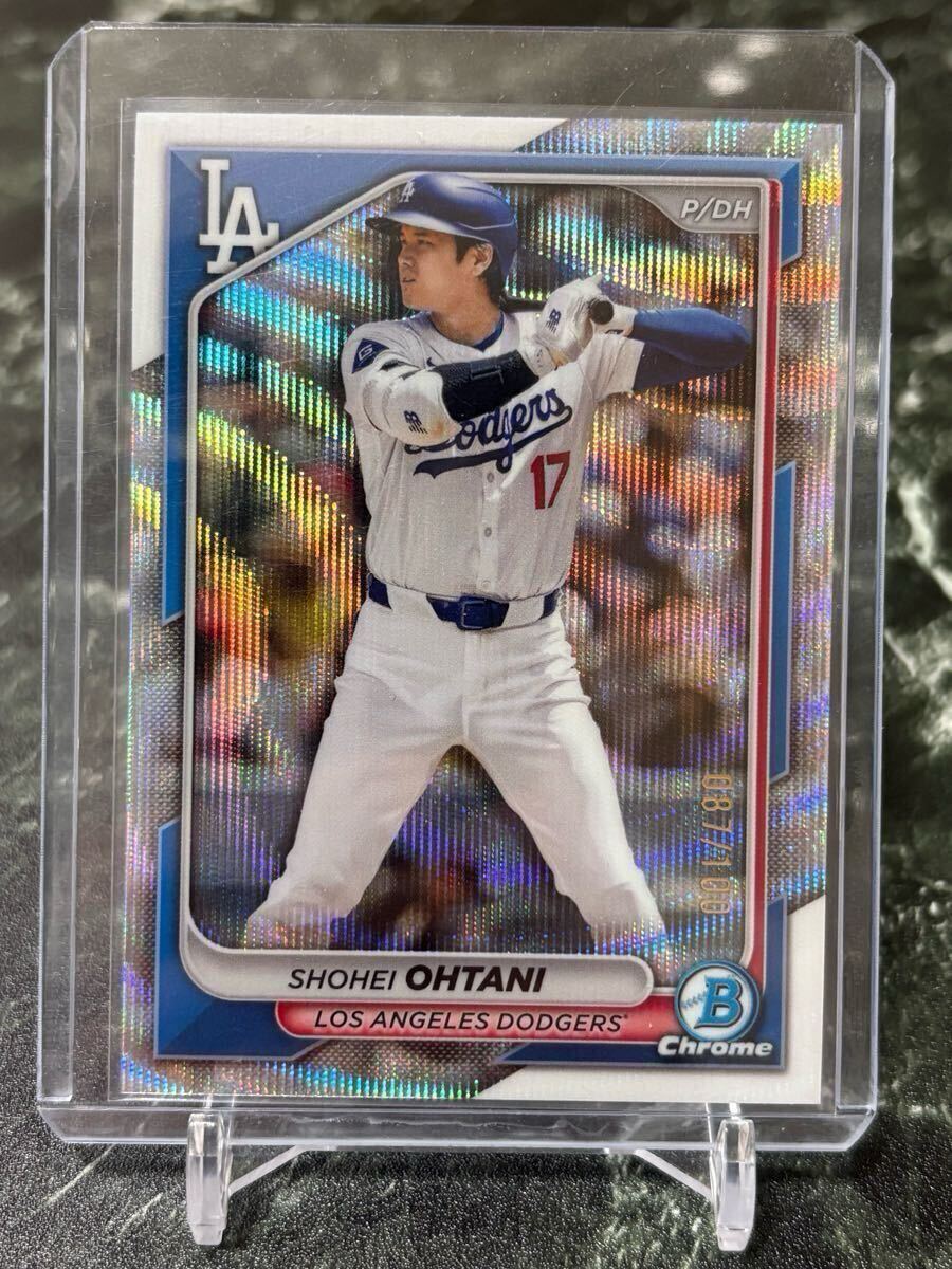 2024 Bowman Chrome 大谷翔平 Shohei Ohtani Wave Refractor 100枚限定 /【Buyee ...