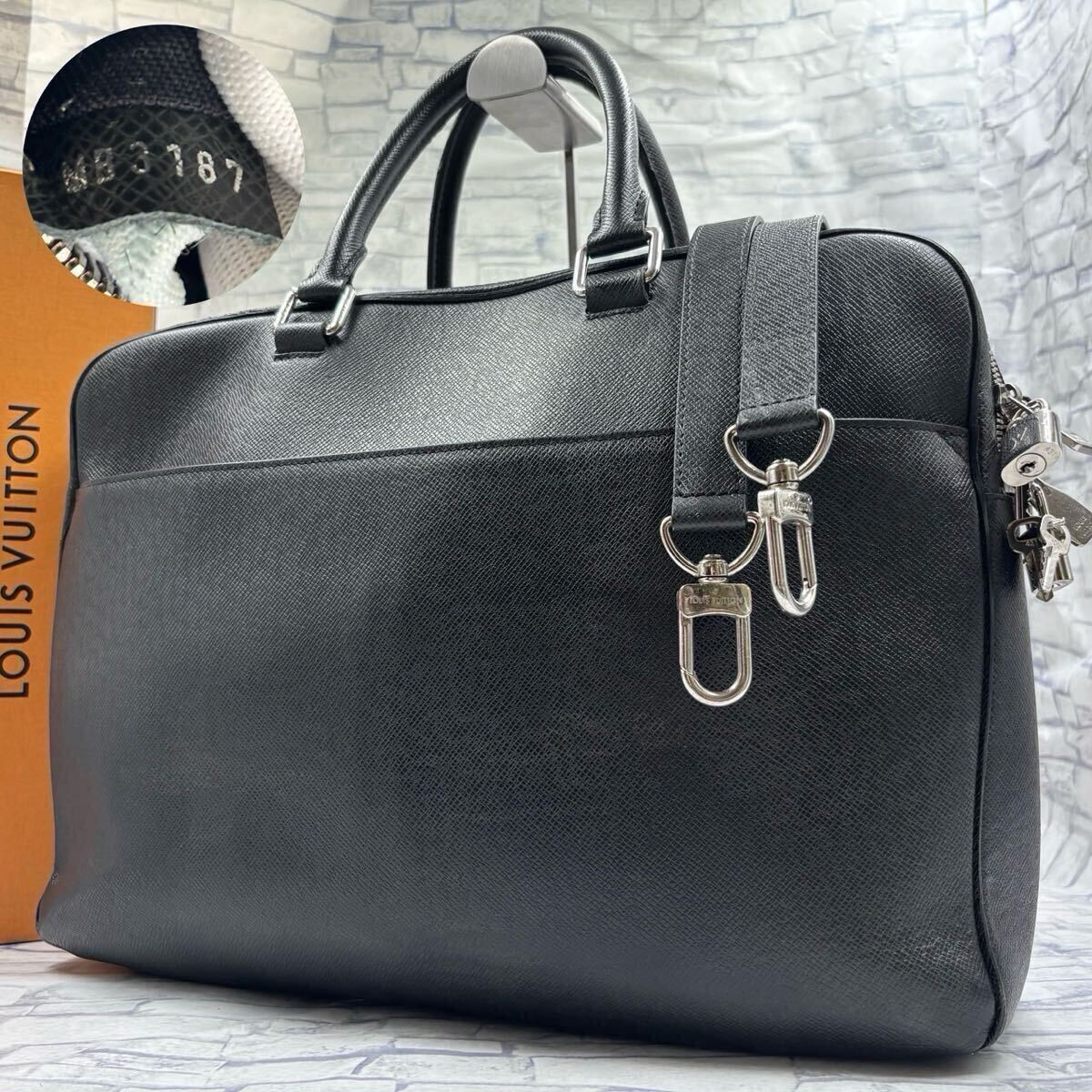 最高級/2室 LOUIS VUITTON ルイヴィトン メンズ ビジネスバッグ ショルダー 2way タイガ ネオアレクサンダー A4 大容量 ブラック 黒 M32772 /【Buyee】