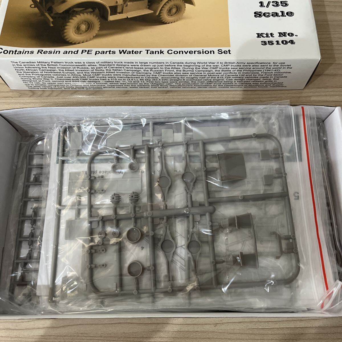 1円〜【未組立】MIRROR MODELS 35104 - CMP C15A WATER TANK TRUCK LORRY - 1/35 ...