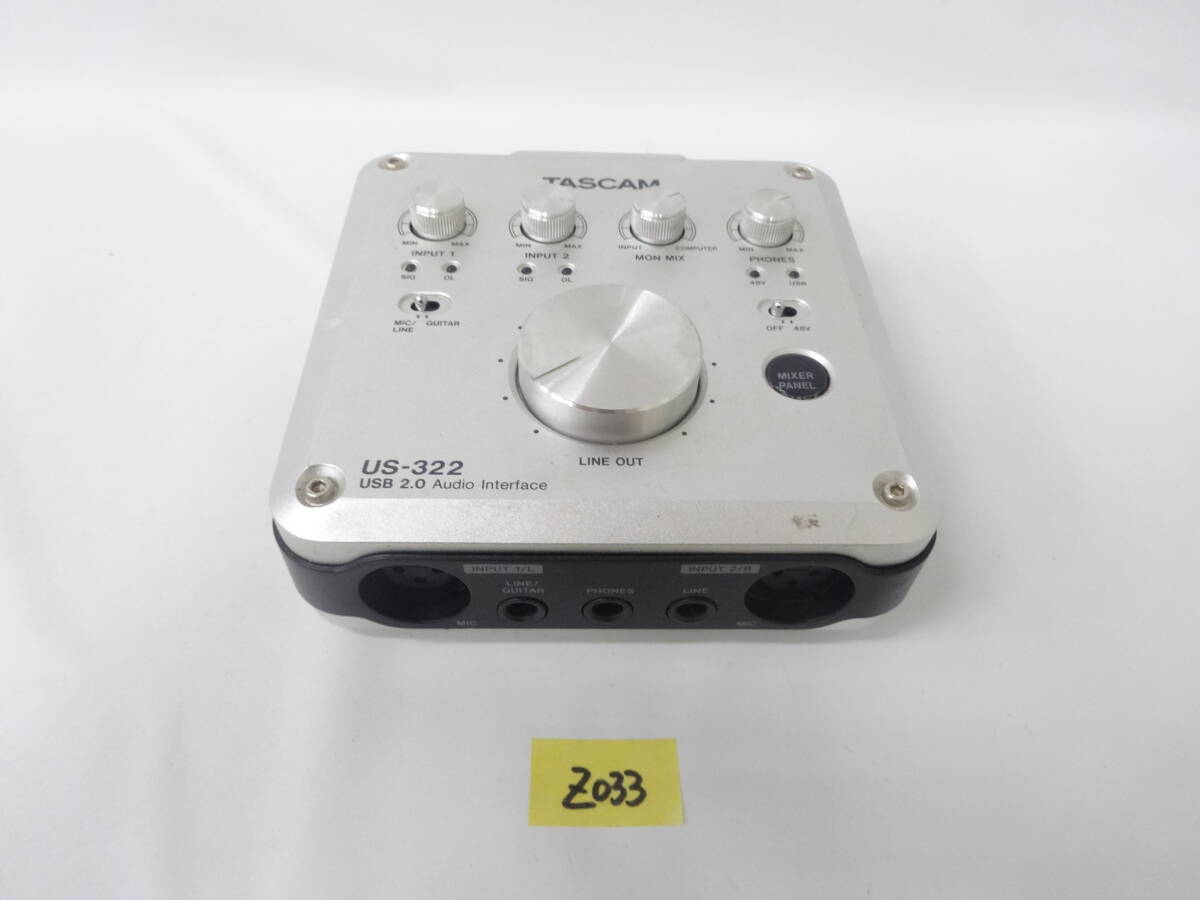 TASCAM US-322 USB 2.0オーディオインターフェース 通電確認済み Z034 /【Buyee】 Buyee ...