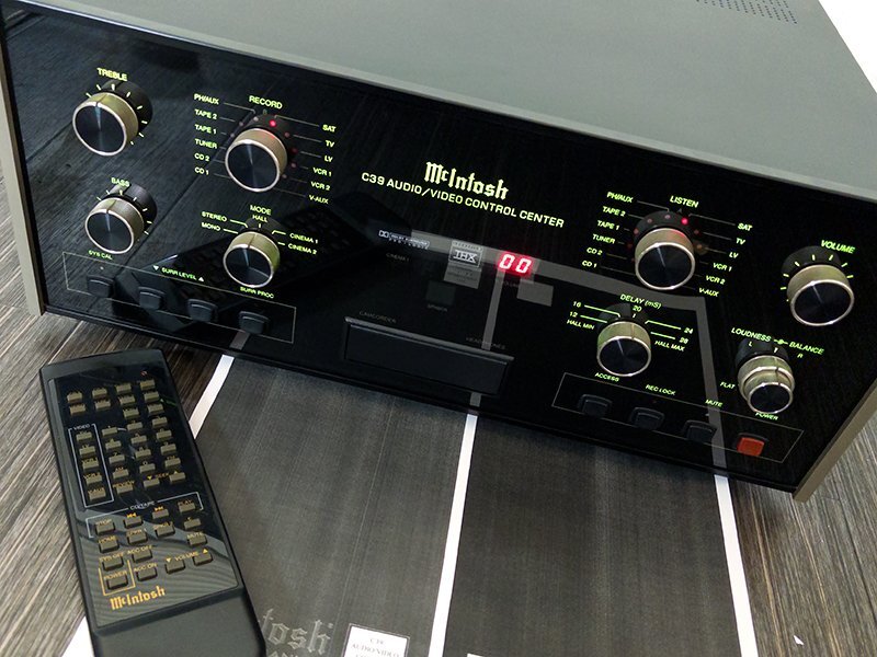 希少 McIntosh C39 AVコントロールアンプ プリアンプ リモコン付属 エレクトリ正規品 マッキントッシュ /【Buyee ...