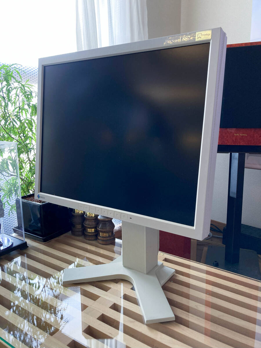 【動作確認済】EIZO FlexScan L887 セレーングレイ/ 20.1インチカラー液晶モニター / シャープ製国産パネル 【専用 ...