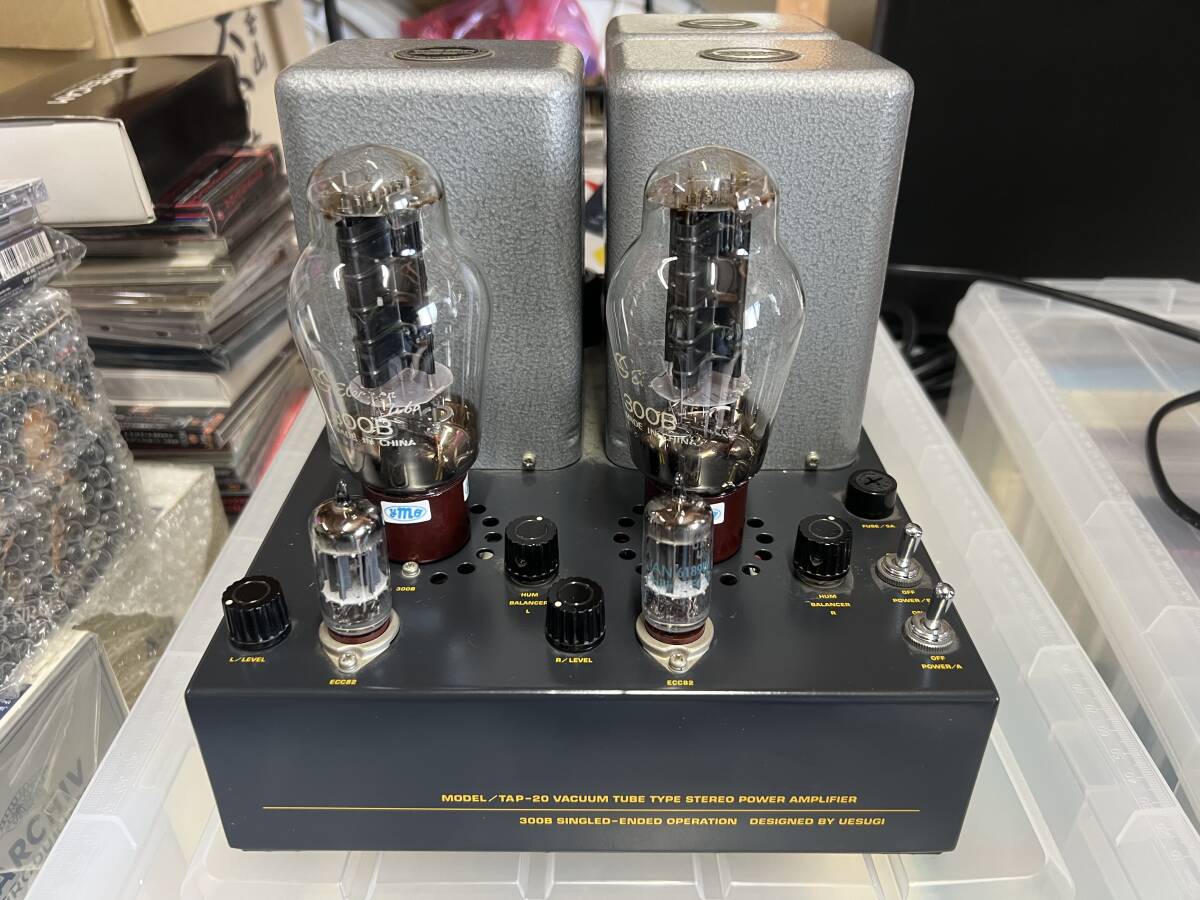 UESUGI MODEL/TAP-20 VACUUM TUBE TYPE STEREO POWER AMPLIFIER 300B ...